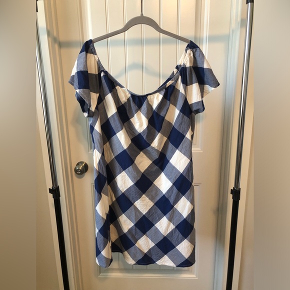 Southern Tide | Dresses | Off The Shoulder Southern Tide Dress L Blue ...